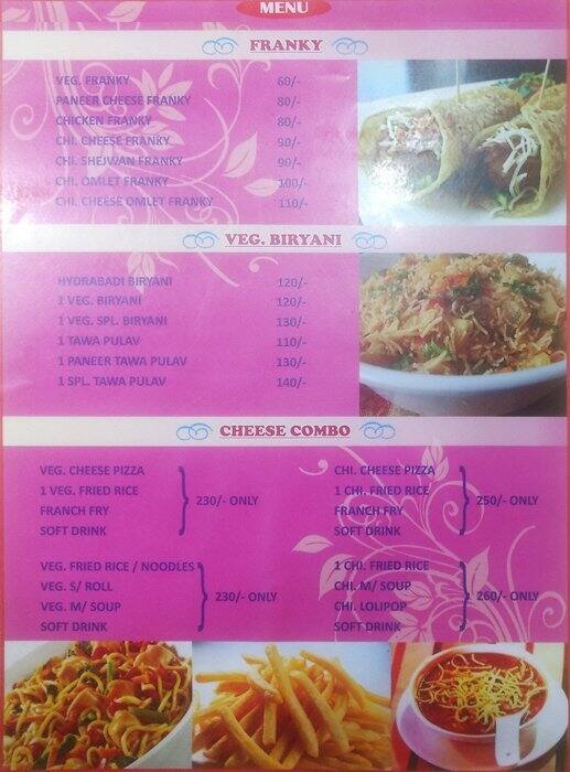 Menu at Cheese Blast, Vasai