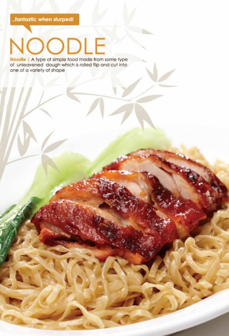 Menu at Imperial Duck Express restaurant, Jakarta