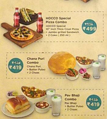 Menu at Hocco Eatery, Ahmedabad, Ground Floor, High Street 1
