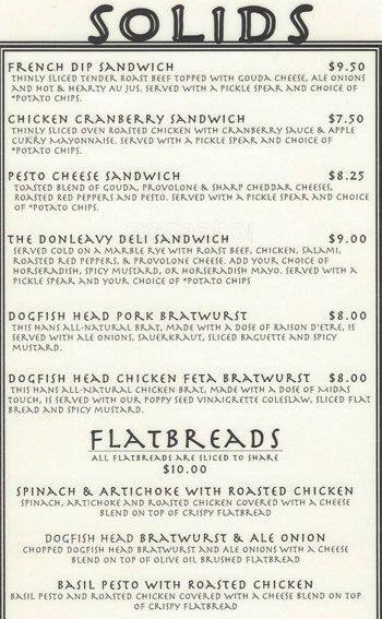 Carta del pub y bar The Ginger Man, Plano, Bishop Rd Suite E1