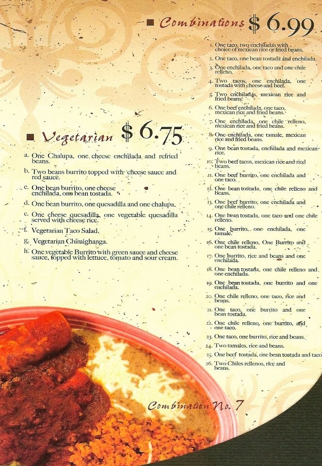 Menu at La pachanga pub & bar, Sullivan