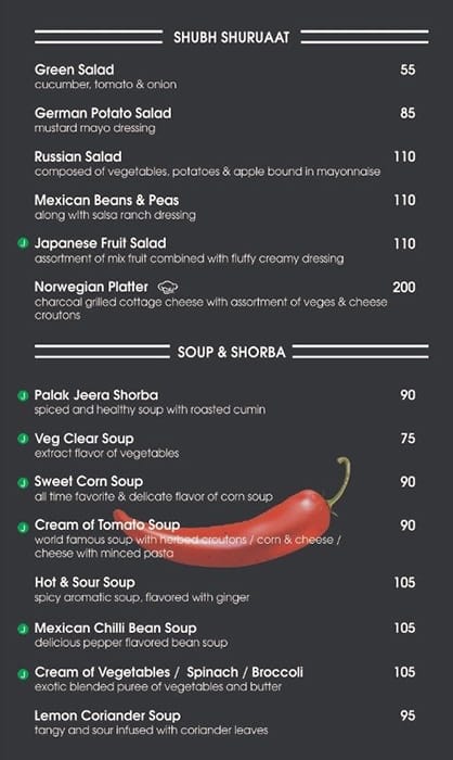 Menu at Masala Kitchen, Ahmedabad