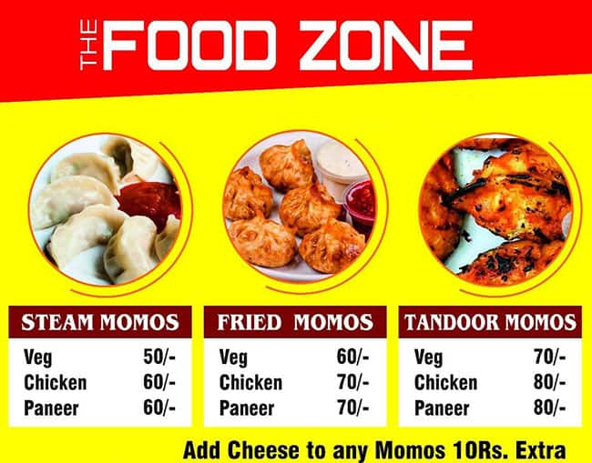 Menu of The Food Zone, Ravet, Pune
