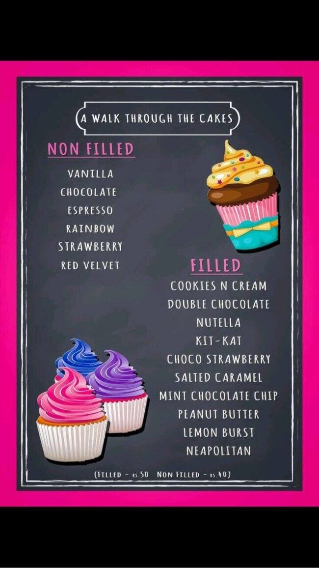 Menu at The Mad Batter, Chennai