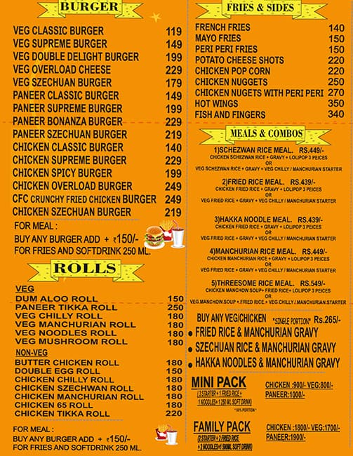 Menu of Barbeque Box, Malad East, Mumbai