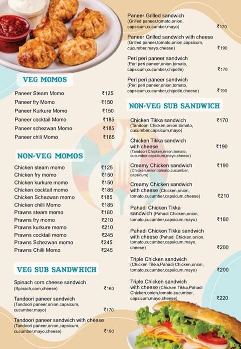 Menu of Kitchen On Fire, Alibag Beach, Alibag