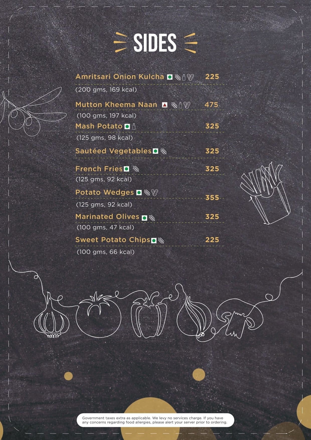 Menu at Whitefield Bar and Grill - Bengaluru Marriott Hotel Whitefield ...