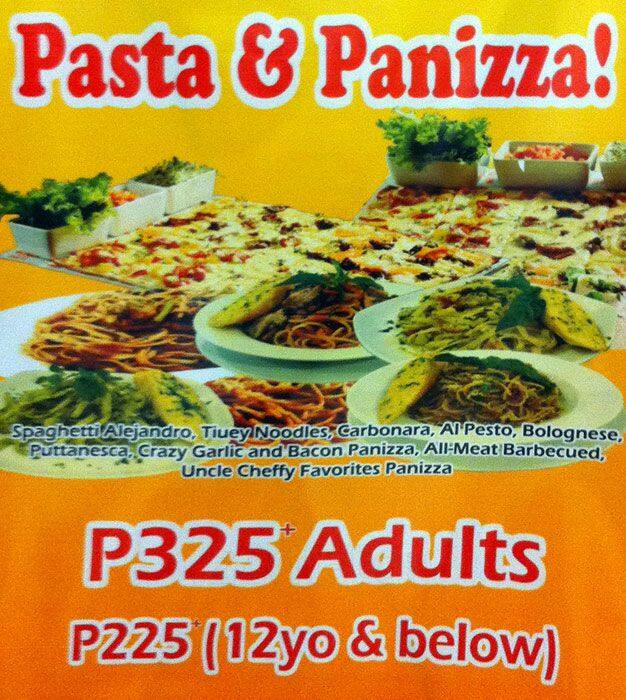 Menu at Uncle Cheffy restaurant, Pasig, G/F