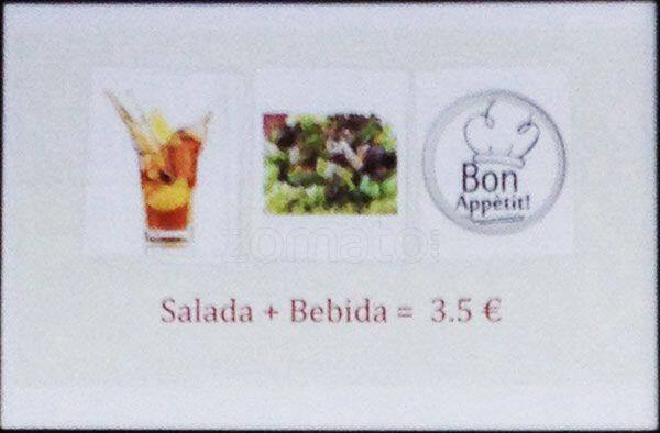 Menu at Pastelaria Isis, Santa Iria de Azoia