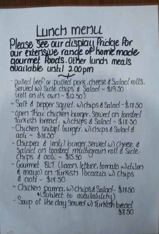 Menu at Cafe Z, Research