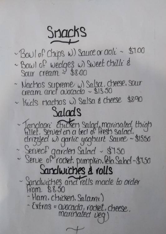 Menu at Cafe Z, Research