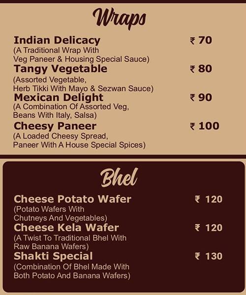 Menu at Shakti The Sandwich Shop, Ahmedabad, 101-Frist Floor