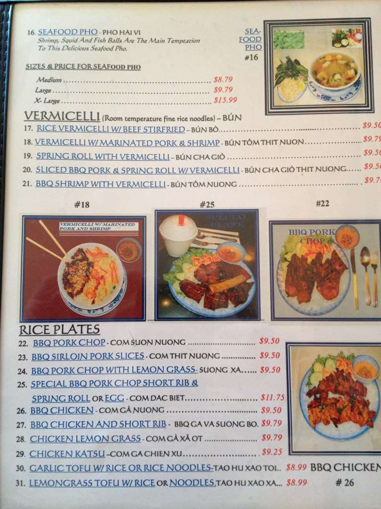Menu at Pho & Co restaurant, Kapolei, 890 Kamokila Blvd