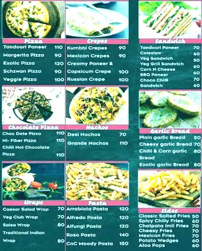 Menu of Creme N Cheeze, Borivali West, Mumbai