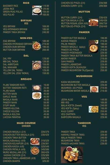 Menu at The Lemon, Ranchi