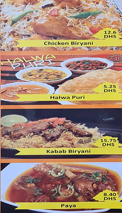 Menu at Pak Ghazi Restaurant & Sweets, Sharjah, 7CXM+2X5 - Maliha Road ...