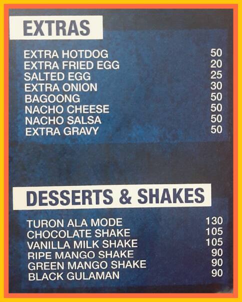 Menu at Ang Pulo Ihaw - Ihaw restaurant, Pasig