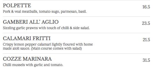 Menu at Siderno pub & bar, Osborne Park