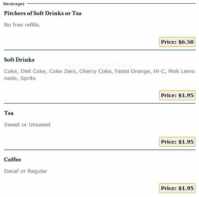 Menu at Athens Pizza pizzeria, Decatur, Clairmont Rd