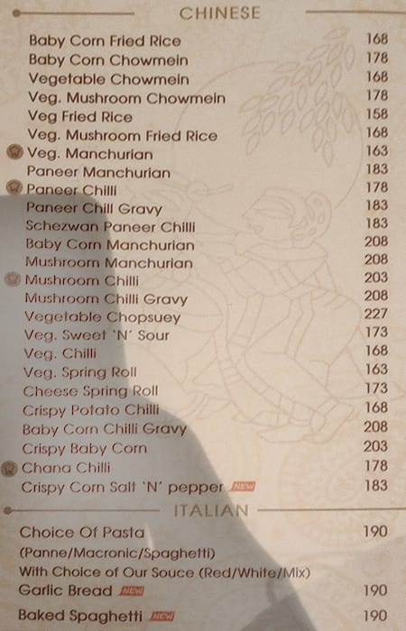 Menu at Kaveri's Sweets & Restaurant, Ranchi, Ground Floor