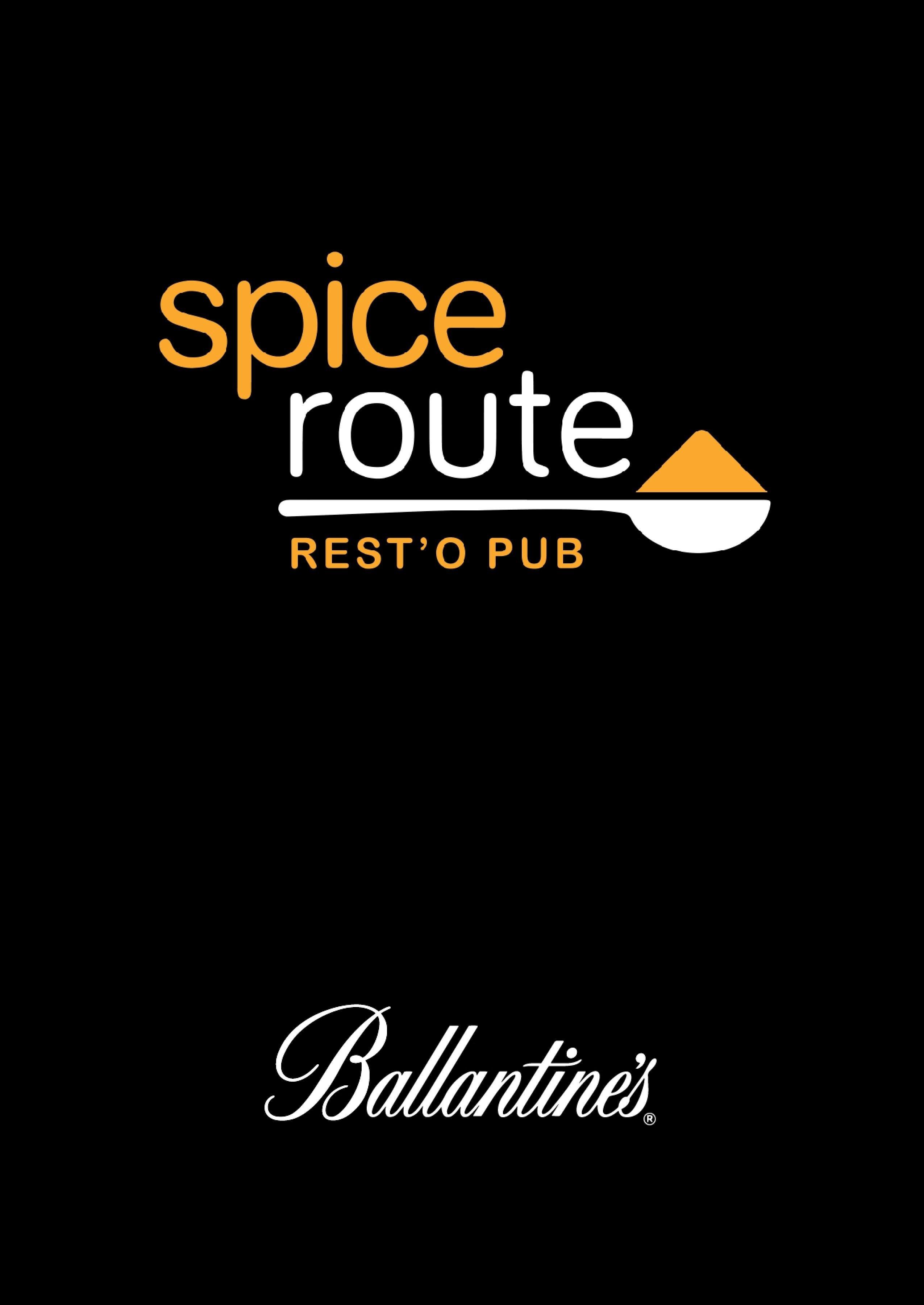 Menu at Spice Route, Puducherry