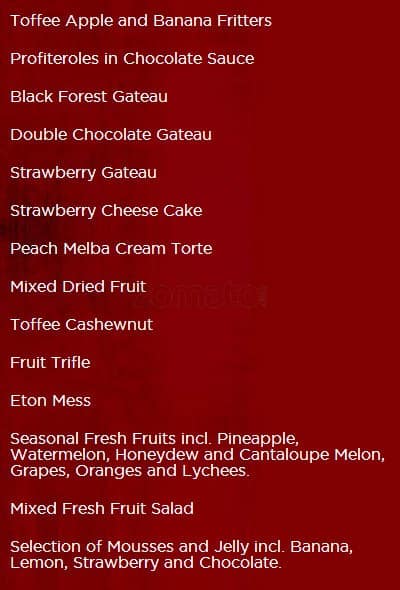 Menu at JRC Global Buffet Wood Green restaurant, London, Unit 18 1st ...