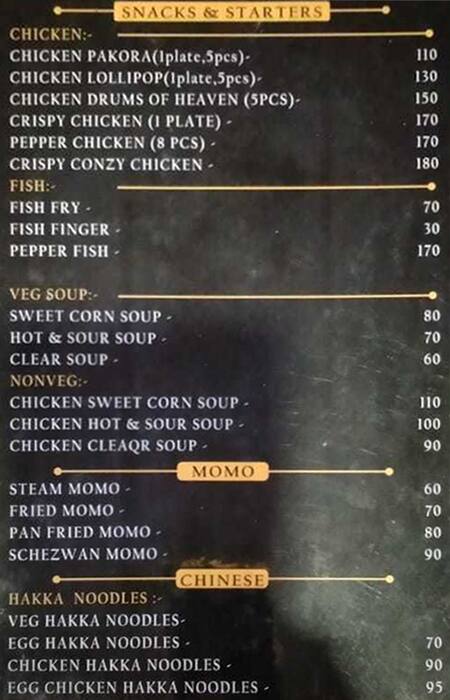 Menu of Kolkata Food, Baranagar, Kolkata