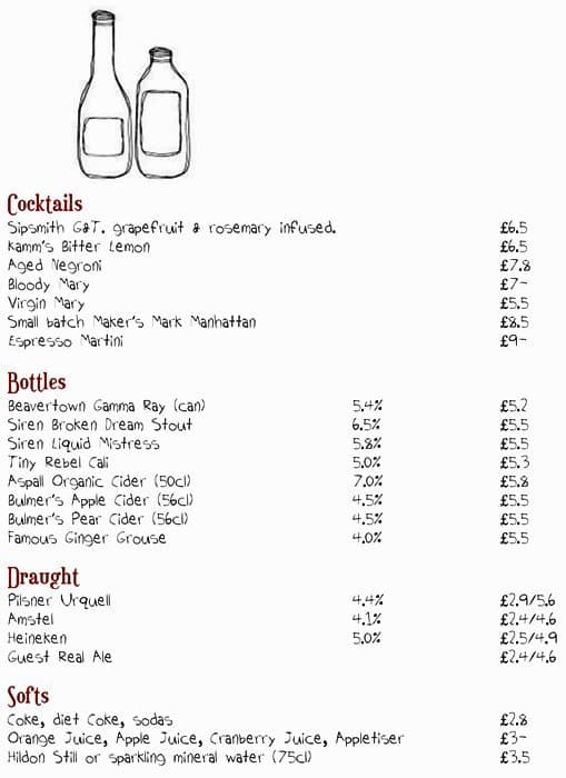 The Garrison Menu, Menu for The Garrison, Bermondsey, London - Zomato UK