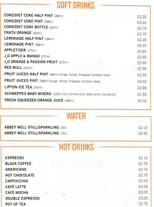 Menu at Novotel London Tower Bridge pub & bar, London Menu at Novotel London Tower Bridge pub & bar, London