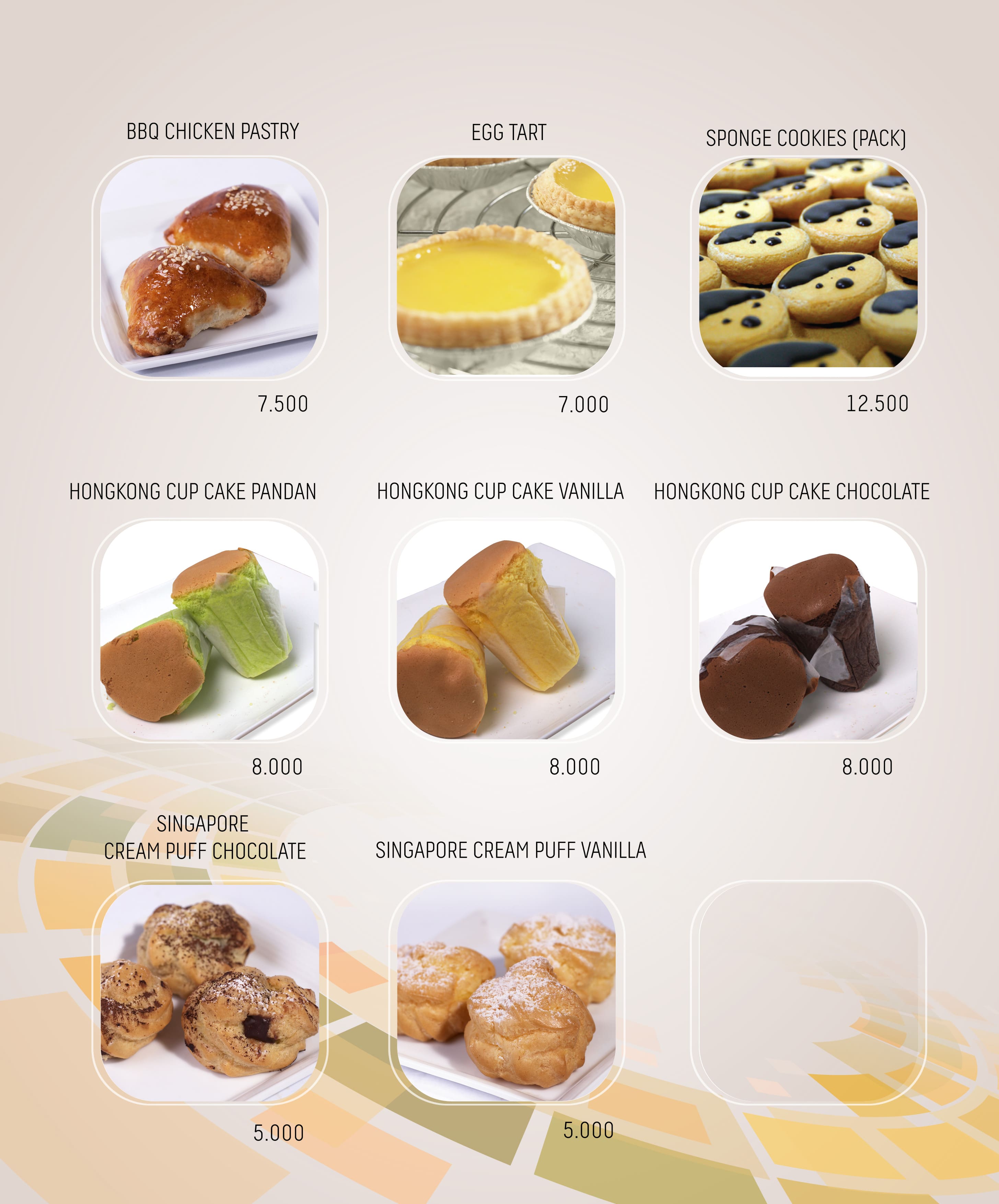 Menu at Imperial Cakery cafe, Jakarta, Jl. Perjuangan No.Kav. 8