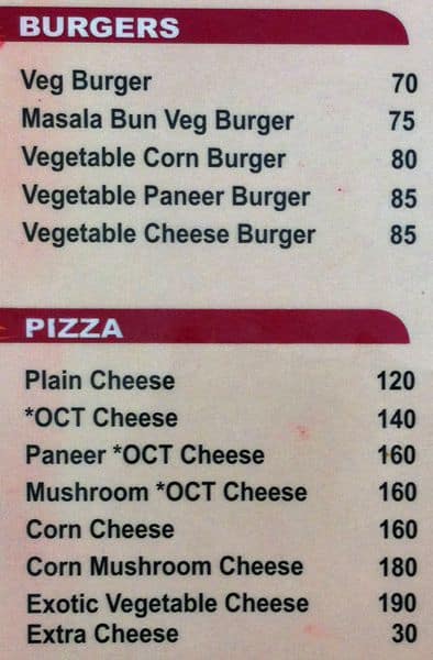 Menu at Bake N Bite Nagpur, Nagpur, Shop No. 1 & 2