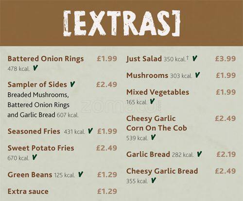 Menu at The Beehive pub & bar, Ilford, 147 Beehive Ln