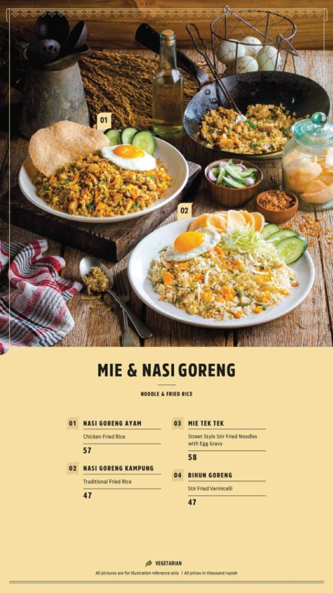 Carta del restaurante Kafe Betawi, South Jakarta, Kota Kasablanka ...