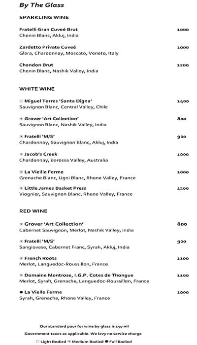 Menu of Spice Kitchen - JW Marriott Pune, Senapati Bapat Road, Pune