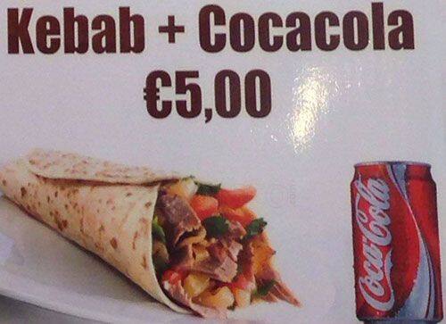 Menu da Kebab Largo Somalia ristorante, Roma