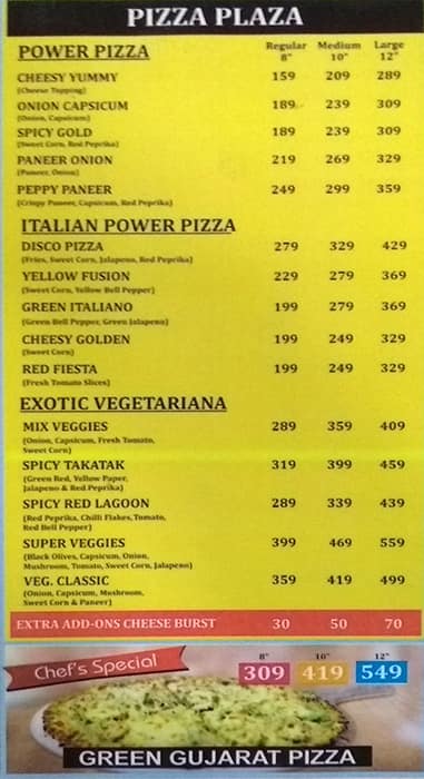 Menu at The Mohalla, Ahmedabad, 243/244