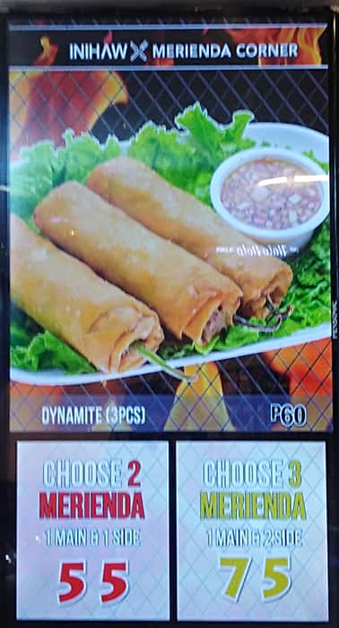 Menu at Inihaw Express BBQ, San Juan