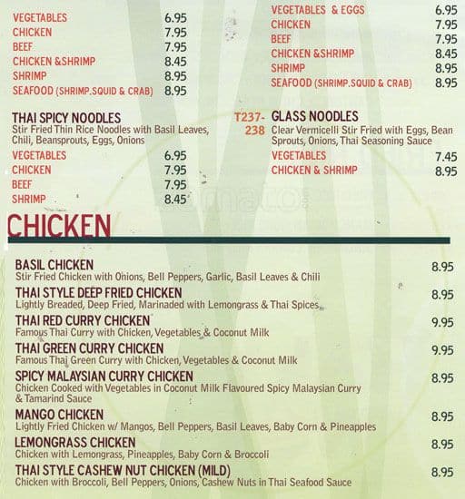 Menu at Hakka Wok restaurant, Markham