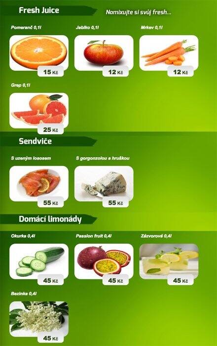 Carta de Green bar, Čestlice