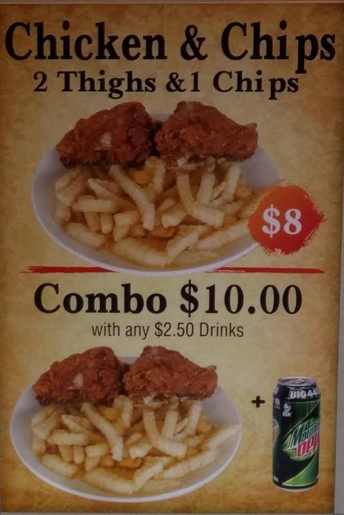 Carta del restaurante Country Roast, Auckland, Savill Dr