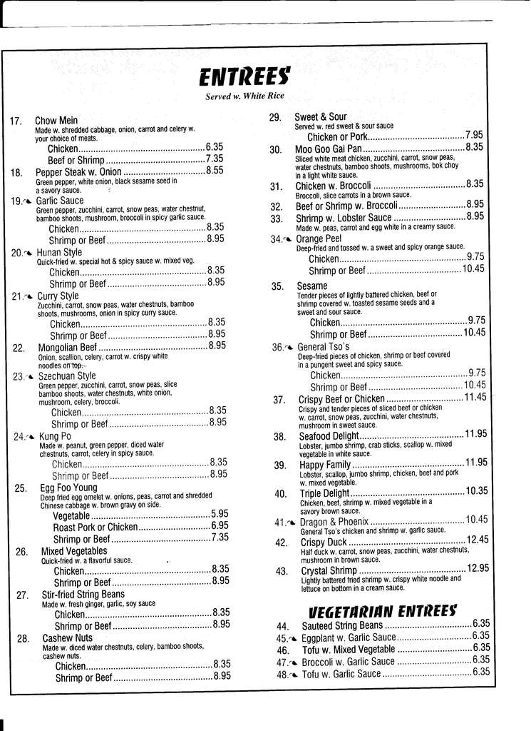 Heaven Dragon Menu, Menu for Heaven Dragon, Paradise Hills, Albuquerque ...