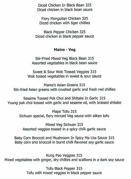 Menu at Culinary Monk, Noida