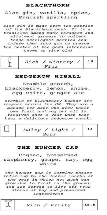 Menu at Simpson's in The Strand restaurant, London