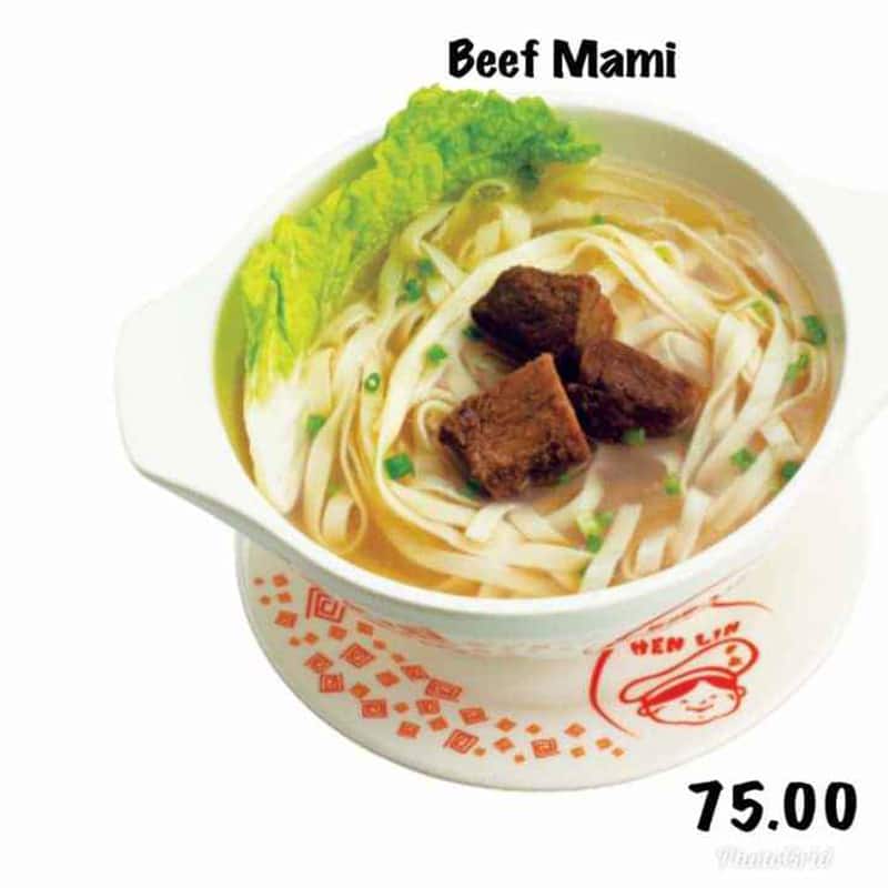 Menu at Hen Lin restaurant, Caloocan, 10th Ave