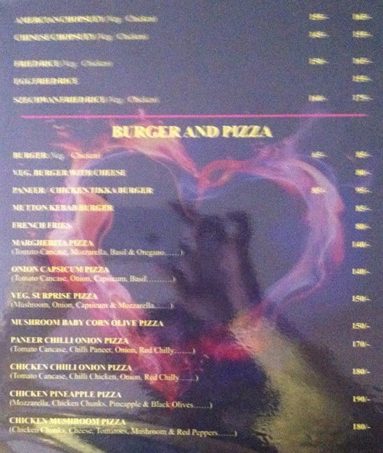 Menu at Addiction Restaurant, Lucknow, 1/27