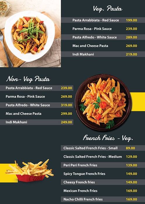 Menu of Cafe Connection, Old Panvel, Navi Mumbai