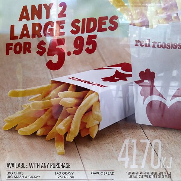 Menu at Red Rooster Roxburgh Park fast food, Roxburgh Park, 260 Somerton Rd