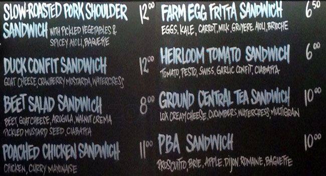 Menu at Ground Central Coffee Company cafe, West New York, 155 East ...