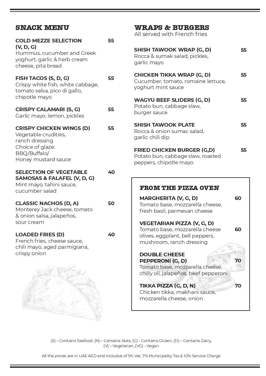 Menu of Local - Tryp By Wyndham, Barsha Heights, Dubai