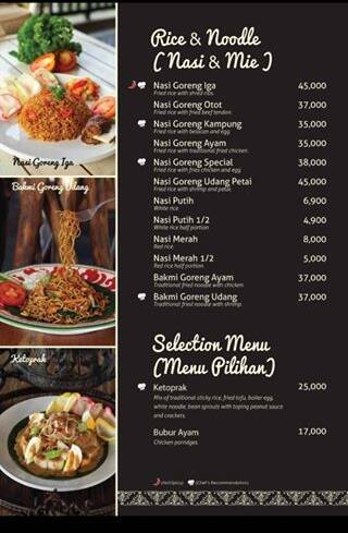 Menu at Warung Leko restaurant, North Jakarta, Jl. Boulevard Raya No.17 9
